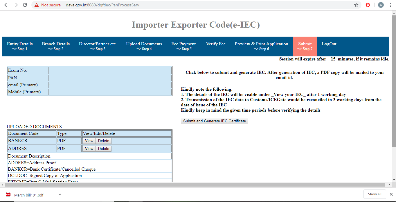How to Apply for IEC Code Online - Step by Step Guide - Afleo