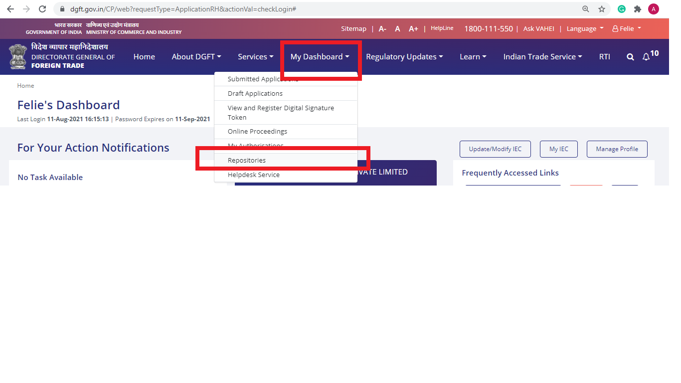 EODC Online/Redemption of Advance Authorisation - Complete Guide