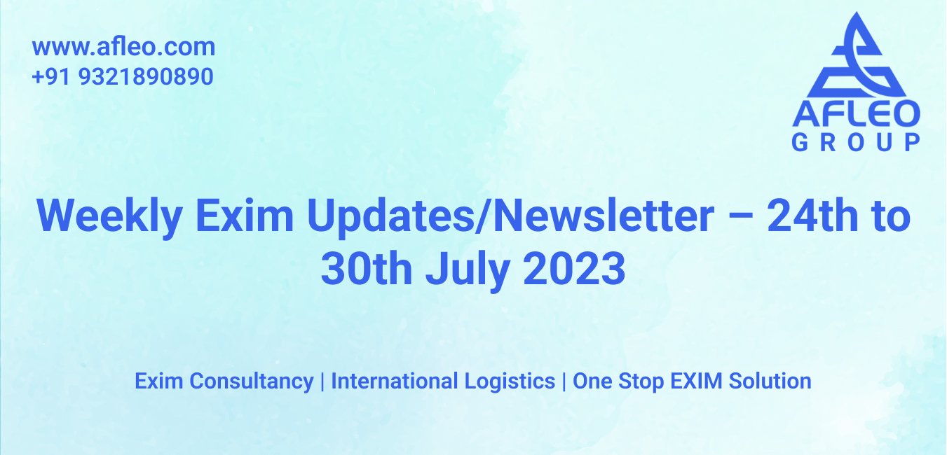 Export-Import Industry Updates | New Notifications & Trade Trends | 24 ...